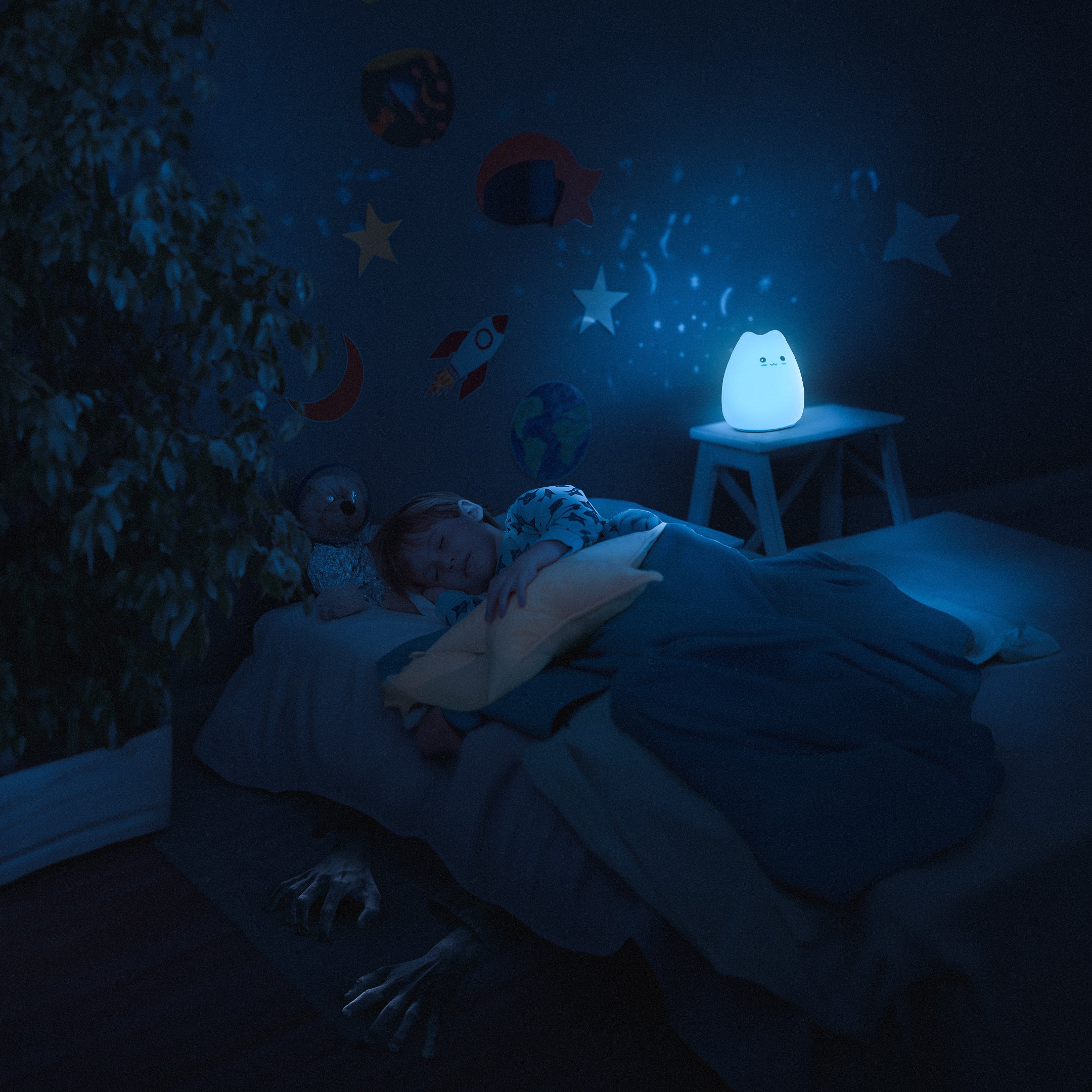 MiniGlowz Bedside Lights: Warding off Halloween Monsters with Magical